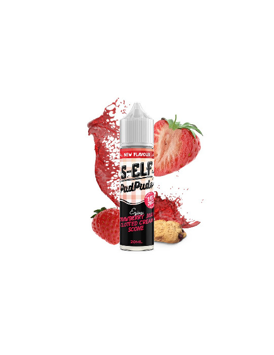 S-Elf Juice Pud Puds Strawberry Jam & Clotted Cream Scone Flavour Shot ...